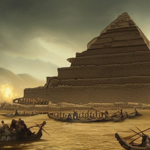 How Vikings Helped Build the Ancient Pyramids - Darken Sky