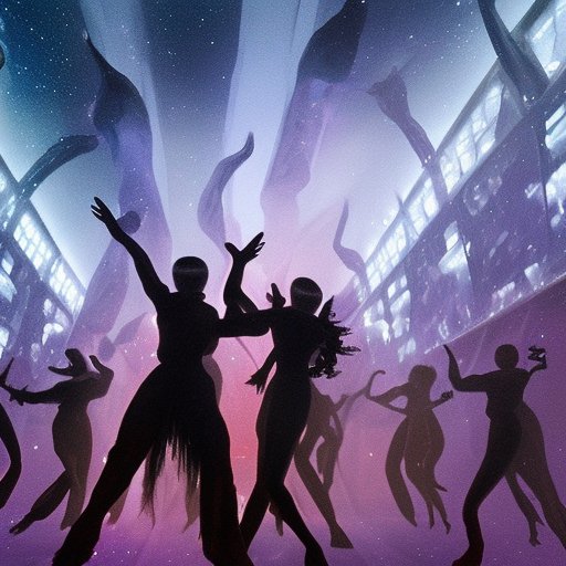 Galactic Dance-Offs: Zero-G Dubstep Brats Meet Catbus Ninjas - Darken Sky